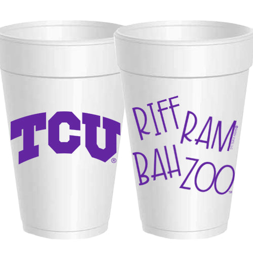 TCU - Riff Ram Bah Zoo - 25 pack – Sassy Cups LLC